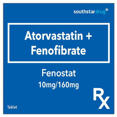 Buy Rx: Fenostat 10mg/160mg Tablet Online – Southstar Drug