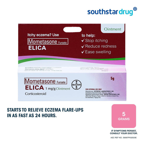 Buy Elica 1 mg / g 5 g Ointment Online – Southstar Drug