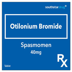 Buy Rx: Spasmomen 40 mg Tablet Online | Southstar Drug