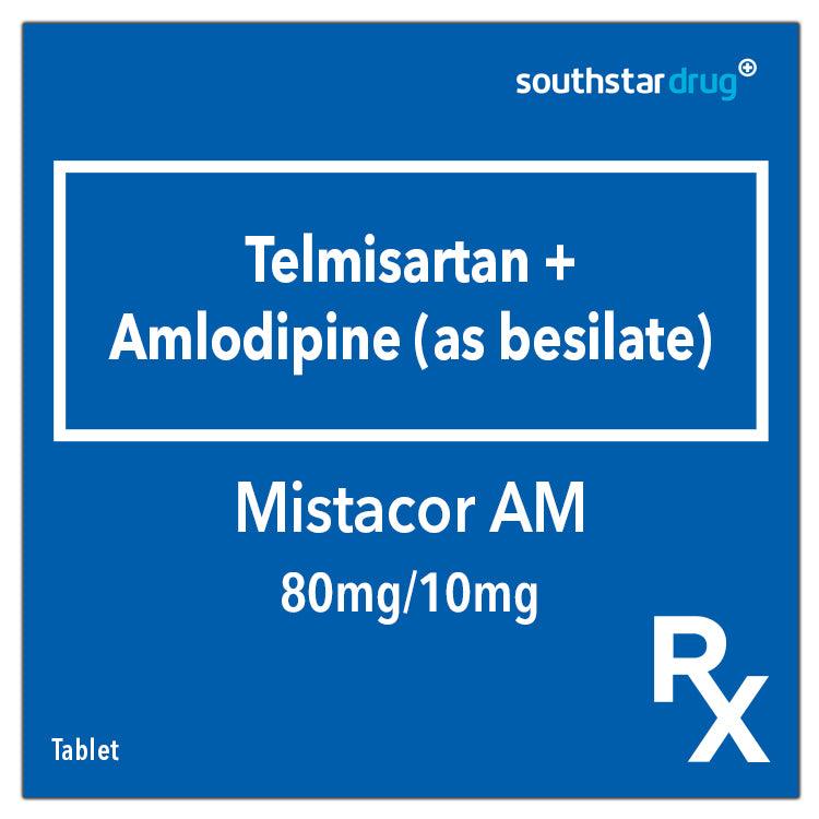 Buy Rx: Mistacor AM 80mg/10mg Tablet Online | Southstar Drug