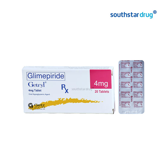 Buy Rx: Getryl 4 mg Tablet Online – Southstar Drug