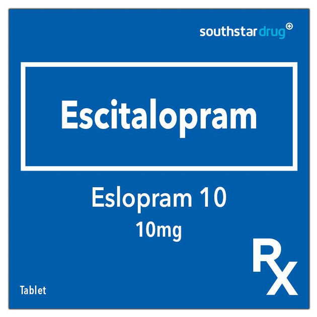 Buy Rx: Eslopram 10 10mg Tablet Online | Southstar Drug