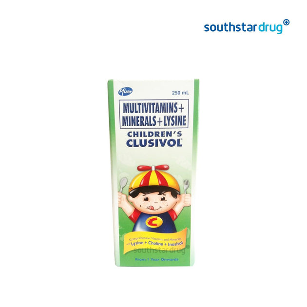 Buy Clusivol Multivitamins + Minerals + Lysine Syrup 250ml Online ...