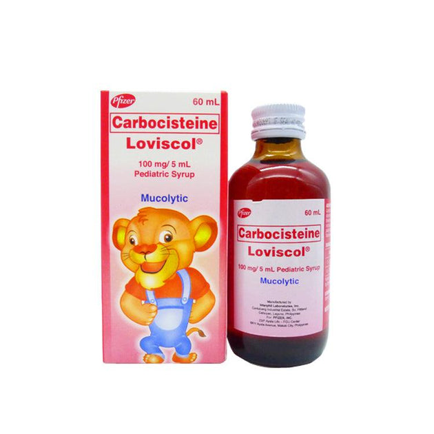 Buy Loviscol Pediatric 100 mg / 5 ml 60 ml Syrup Online | Southstar Drug