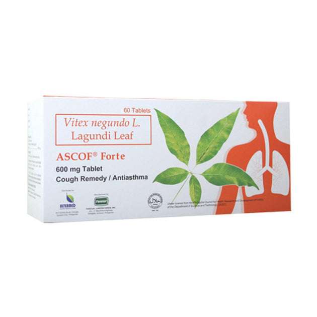 Buy Ascof Forte 600 mg Tablet - 30s Online | Southstar Drug