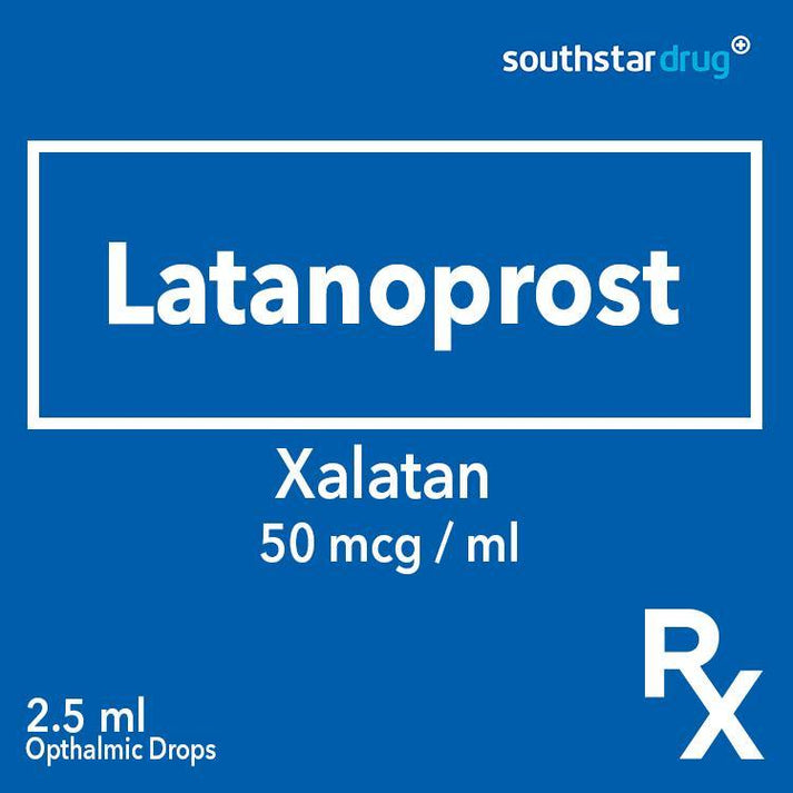 Buy Rx: Xalatan 50 mcg / ml 2.5 ml Opthalmic Drops Online – Southstar Drug
