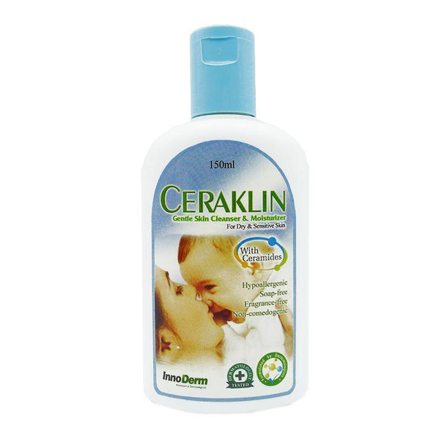 Buy Ceraklin with Ceramide Skin Cleanser and Moisturizer 150 ml Online ...