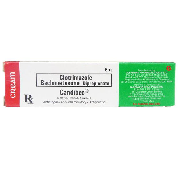 Buy Rx: Candibec 10 mg / g / 250 mcg / g 5 g Cream Online | Southstar Drug