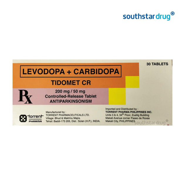 Buy Rx: Tidomet CR 50 mg / 200 mg Tablet Online | Southstar Drug