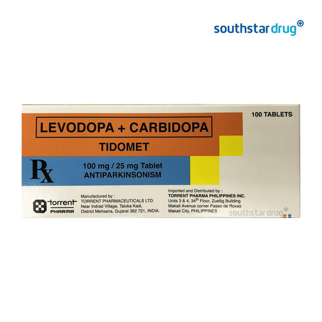 Buy Rx: Tidomet 25 mg / 100 mg Tablet Online | Southstar Drug