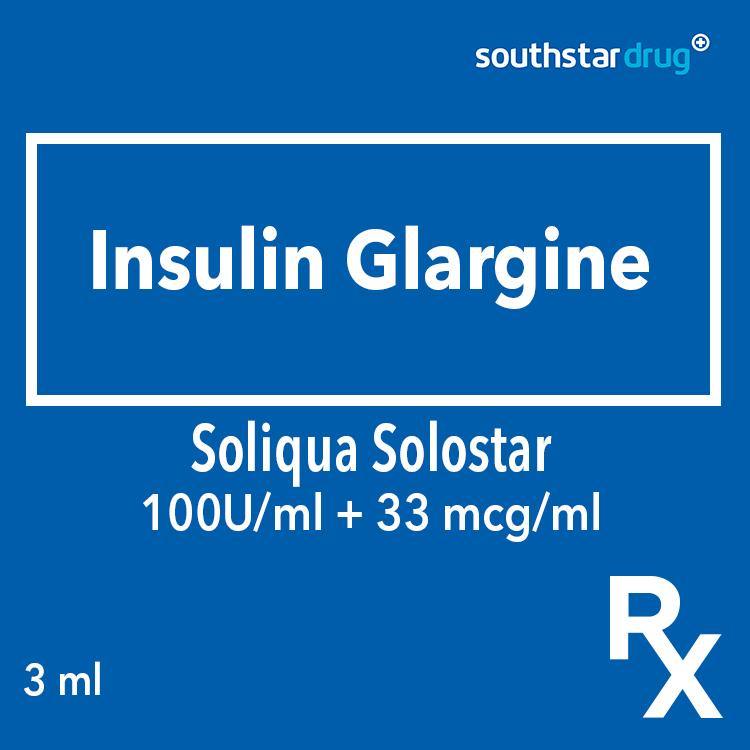 Buy Rx: Soliqua Solostar 100U+33 mcg Online | Southstar Drug