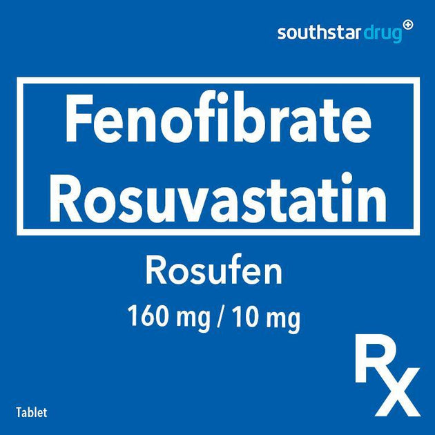 Buy Rx: Rosufen 160 mg / 10 mg Tablet Online | Southstar Drug