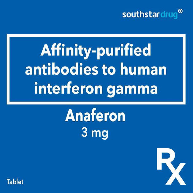 Buy Rx: Anaferon 3 mg Tablet 20x1 Online | Southstar Drug