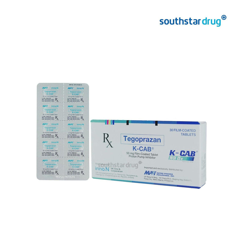 Buy Rx: K Cab 50mg Tablet Online | Southstar Drug