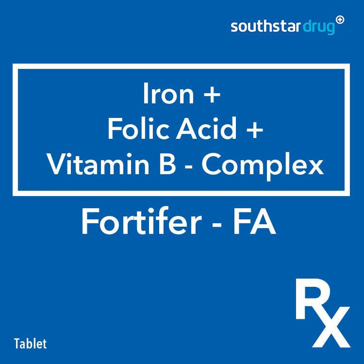 Buy Rx: Fortifer FA Tablet Online – Southstar Drug