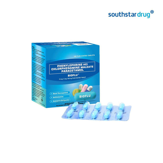 Buy Bioflu Tablet 2.5 mg - 20s Online | Southstar Drug