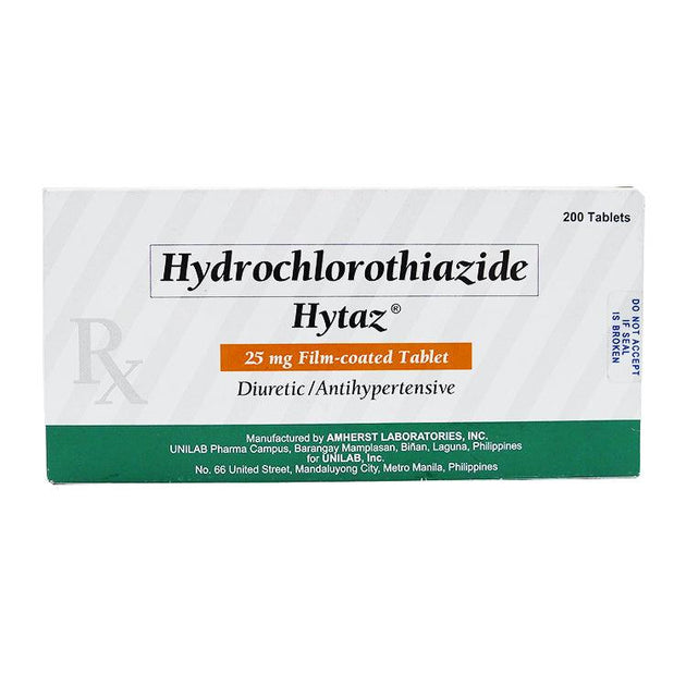 Buy Rx: Hytaz 25 mg Tablet Online | Southstar Drug
