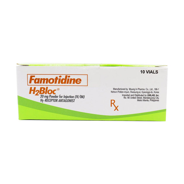 Buy Rx: H2 Bloc 20 mg Vial Online | Southstar Drug