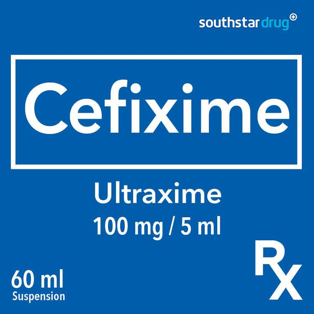 Buy Rx: Ultraxime 100 mg / 5 ml 60 ml Suspension Online | Southstar Drug