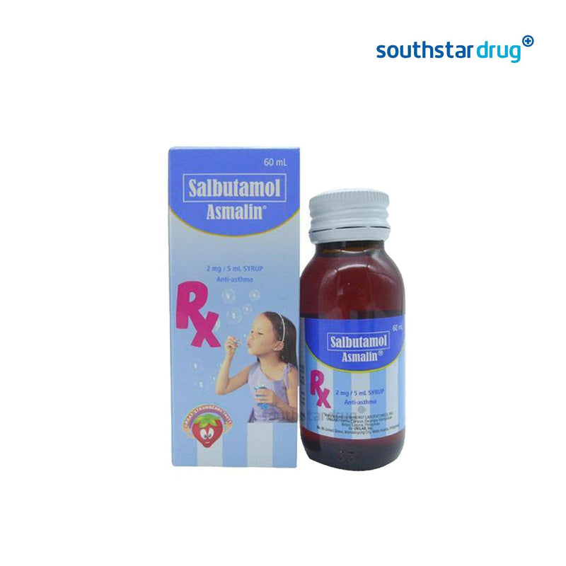 Buy Asmalin 2 mg / 5 ml 60 ml Syrup Online | Southstar Drug