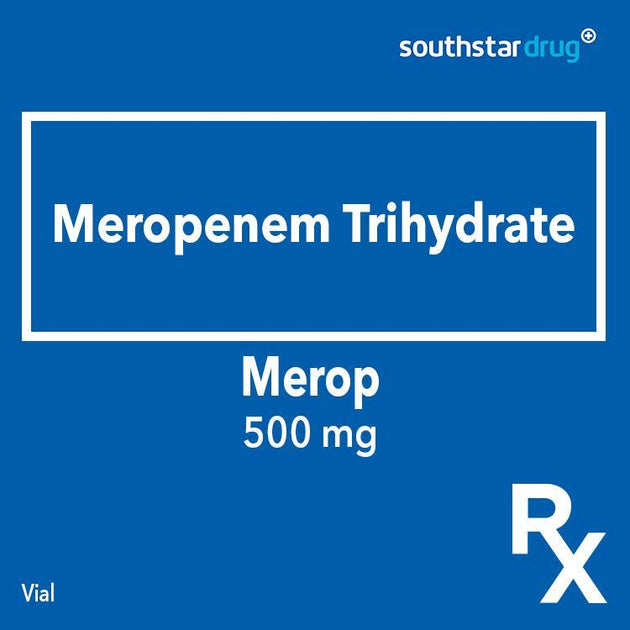 Buy Rx: Merop 500 mg Vial Online | Southstar Drug