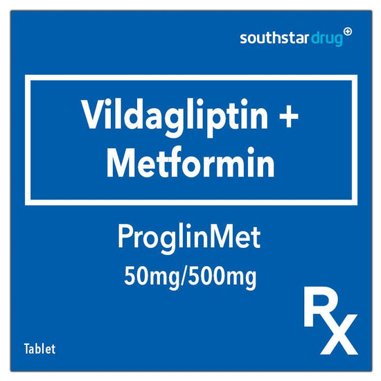 Buy Rx: Proglin Met 50 mg / 500 mg Tablet Online – Southstar Drug