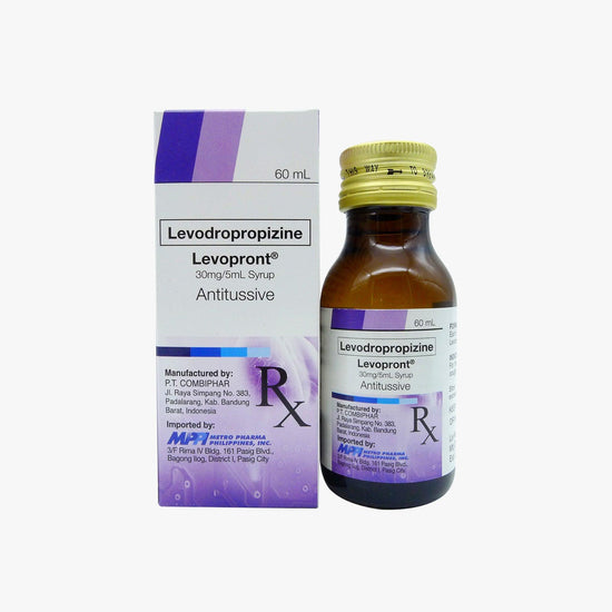 Buy Rx: Levopront 30 mg / 5 ml 60 ml Syrup Online – Southstar Drug