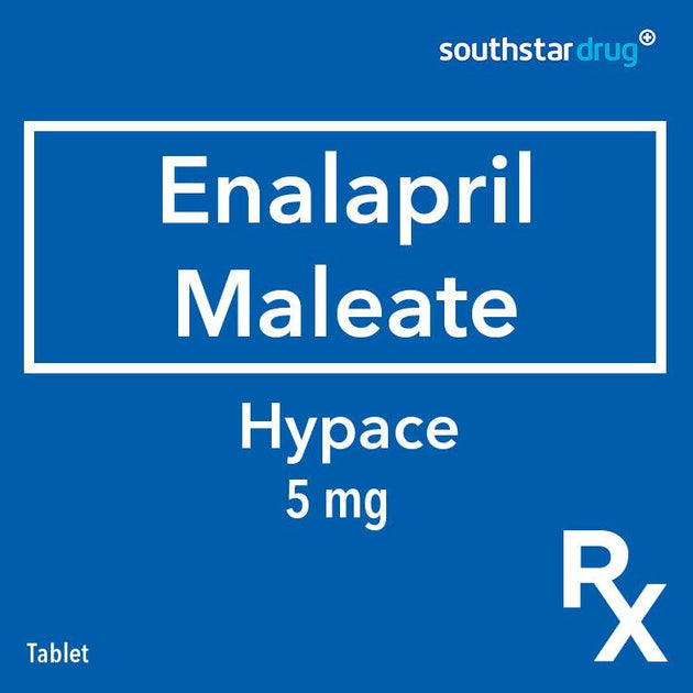 Buy Rx: Hypace 5 mg Tablet Online | Southstar Drug
