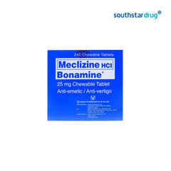 Buy Bonamine 25 mg Chewable Tablet - 20s Online | Southstar Drug