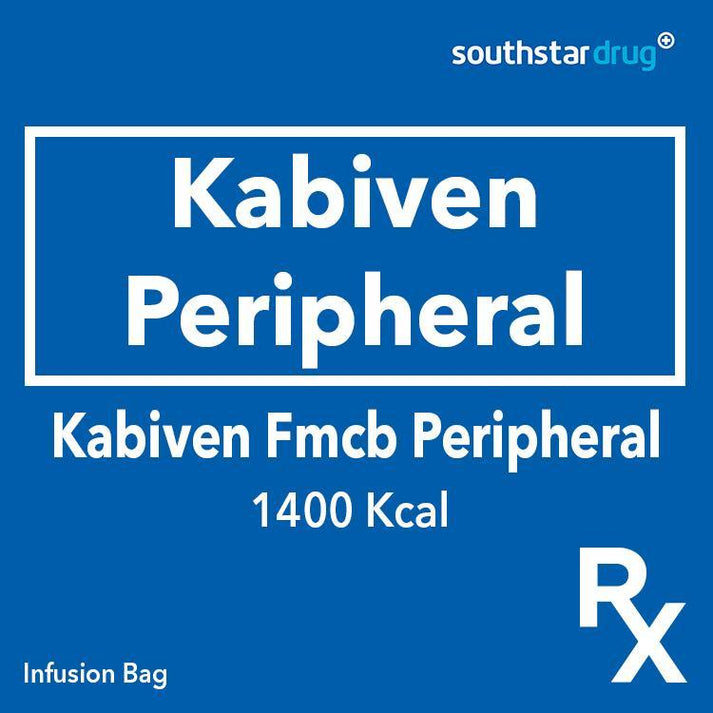 Buy Rx: Kabiven Fmcb Peripheral 1400 Kcal Infusion Bag Online ...