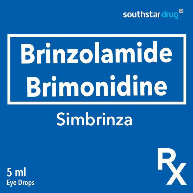 Buy Rx: Simbrinza 5 ml Eye Drops Online | Southstar Drug