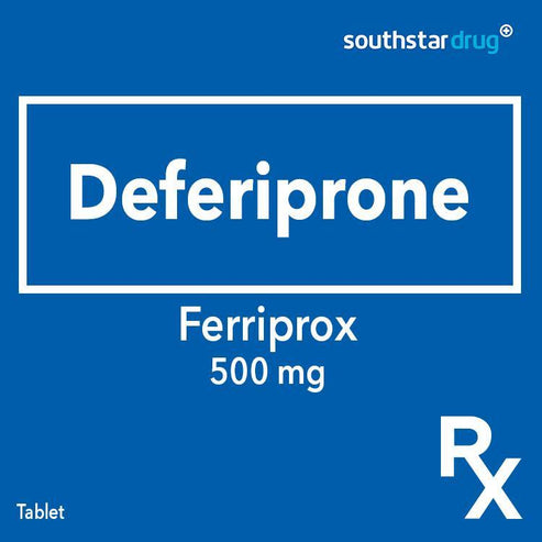 Buy Rx: Ferriprox 500 mg Tablet Online – Southstar Drug