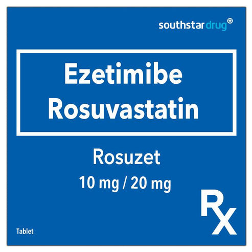 Buy Rx: Rosuzet 10mg / 20mg Tablet Online – Southstar Drug