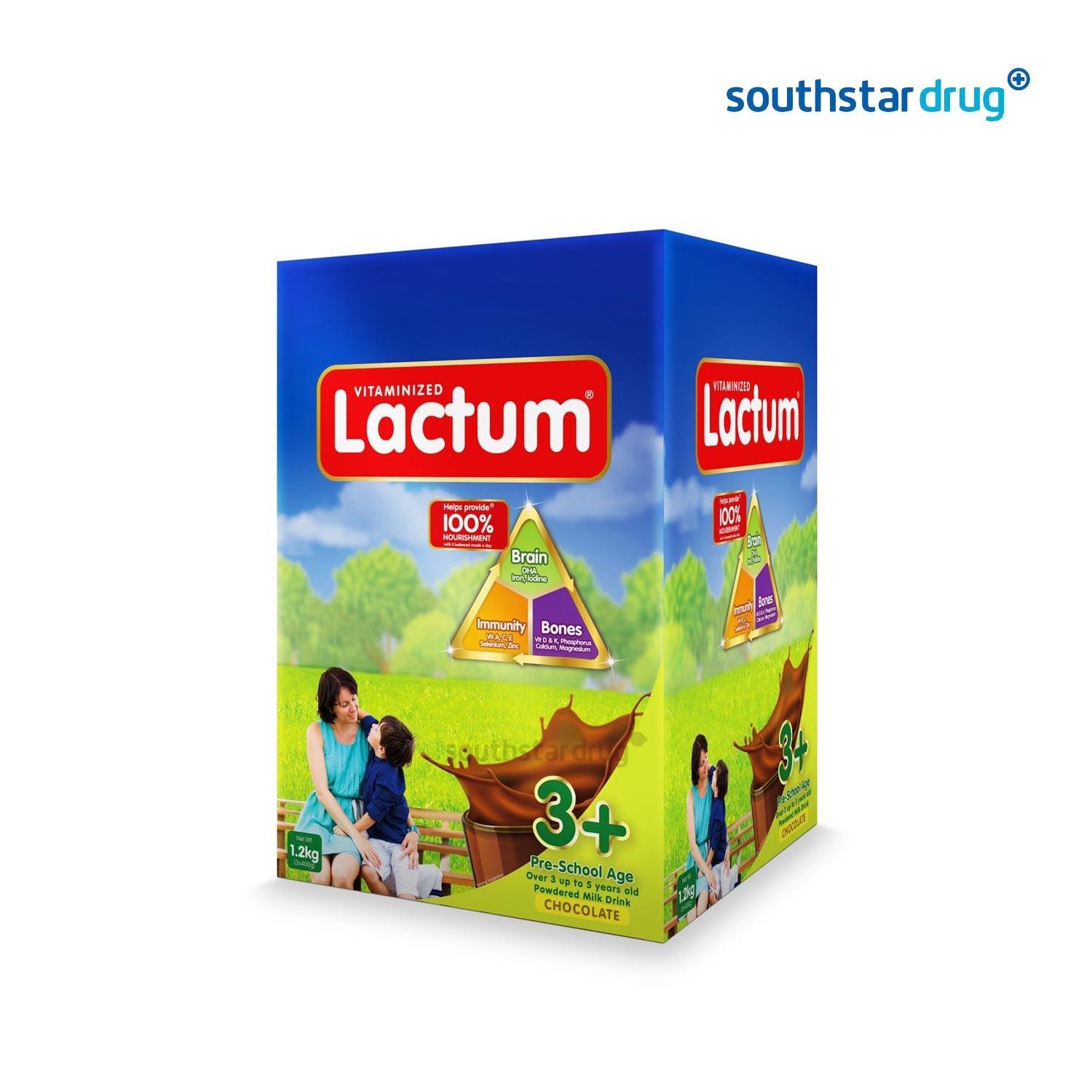 Lactum 3 Plus Choco 1.2kg Box | Southstar Drug