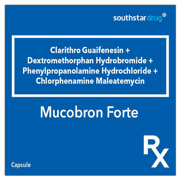 Buy Rx: Mucobron Forte Capsule Online | Southstar Drug