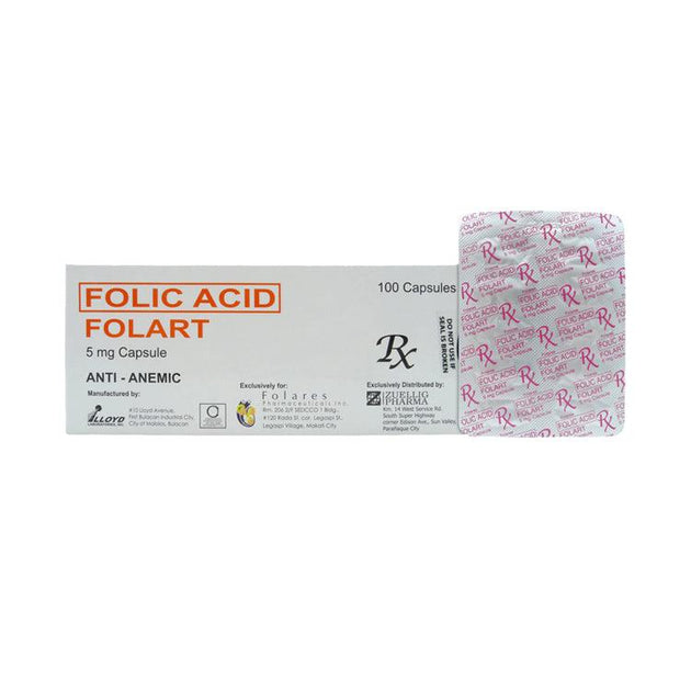 Buy Folart 5 mg Capsule - 20s Online | Southstar Drug