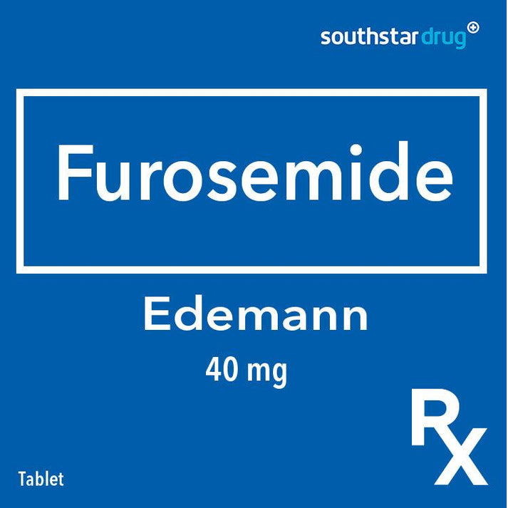 Buy Rx: Edemann Furosemide 40 mg Tablet Online – Southstar Drug
