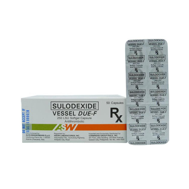Buy Rx: Vessel Due - F 250 Lsu Soft Gel Capsule Online | Southstar Drug