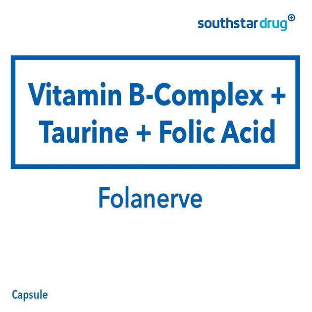 Buy Folanerve Capsule - 20s Online | Southstar Drug