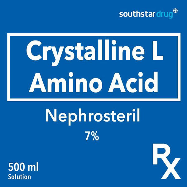 Buy Rx: Nephrosteril Amino Acid 7% 500 ml Solution Online – Southstar Drug