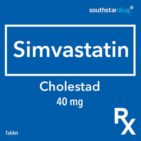 Buy Rx: Cholestad 40 mg Tablet Online – Southstar Drug