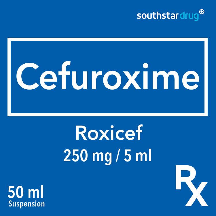 Buy Rx: Roxicef 250 mg / 5 ml 50 ml Suspension Online | Southstar Drug