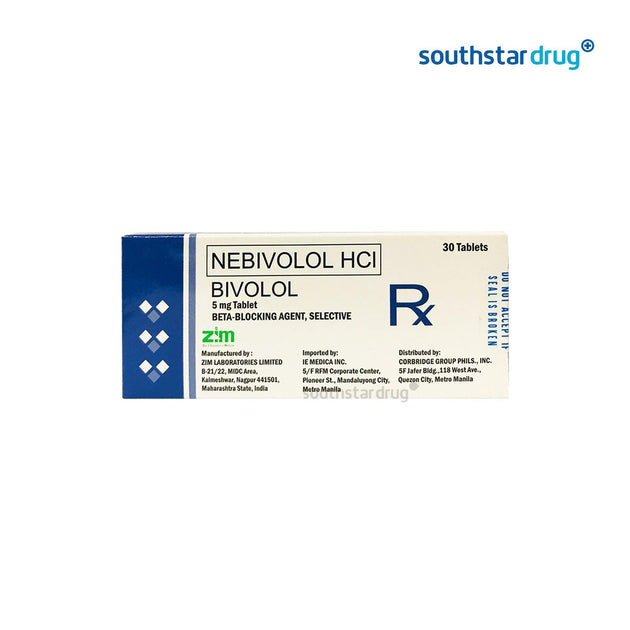 Buy Rx: Bivolol 5mg Tablet Online | Southstar Drug