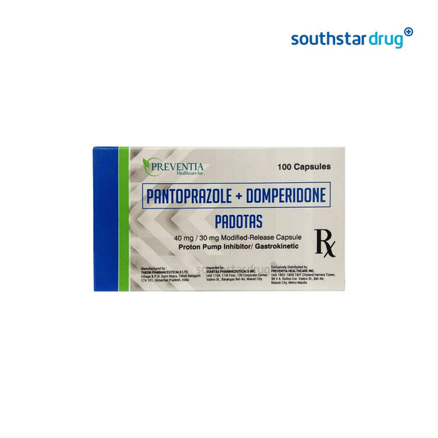 Buy Rx: Padotas 40 mg / 30 mg Capsule Online | Southstar Drug