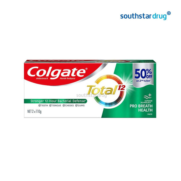 Buy Colgate Total Pro Breath Twin Pack 110 g Toothpaste Online ...