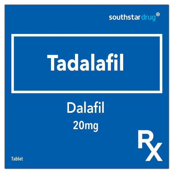 Buy Rx: Dalafil 20mg Tablet Online – Southstar Drug