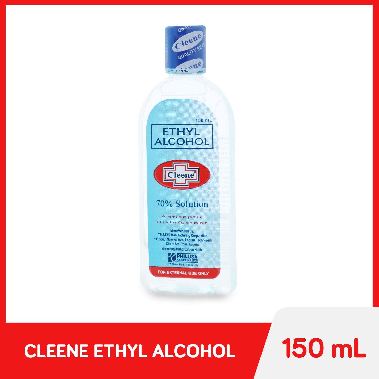 Buy Cleene 70% Solution 150 ml Ethyl Alcohol Online | Southstar Drug