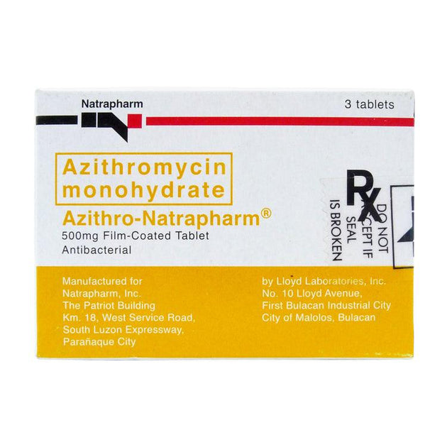 Buy Rx: Azithro 500 mg Tablet Online | Southstar Drug