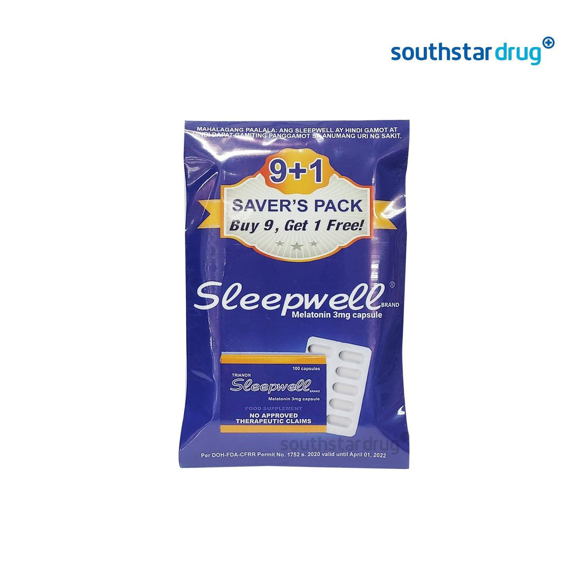 Buy Sleepwell 9+1 Saver's Pack Online – Southstar Drug
