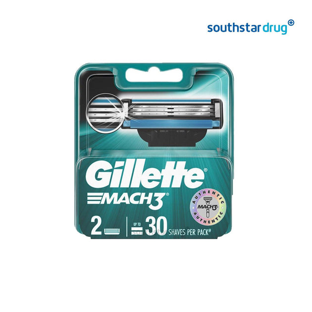 Buy Gillette Mach 3 Razor Blade Cartridge Refills - 2s Online ...